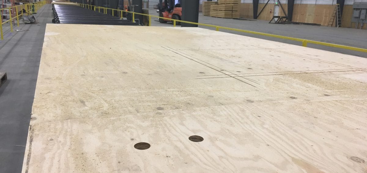 The variety of engineered wood products produced at Freres will ...