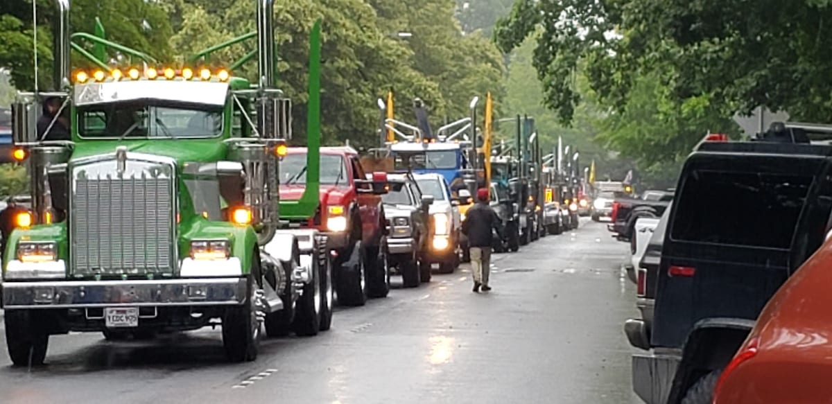 Loggers Show Their Support at the "Timber Unity" Rally Against HB2020 ...