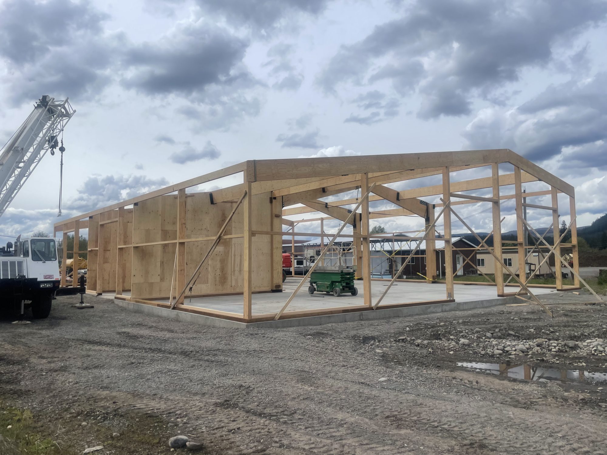 Timber Storage Building - Freres Engineered Wood